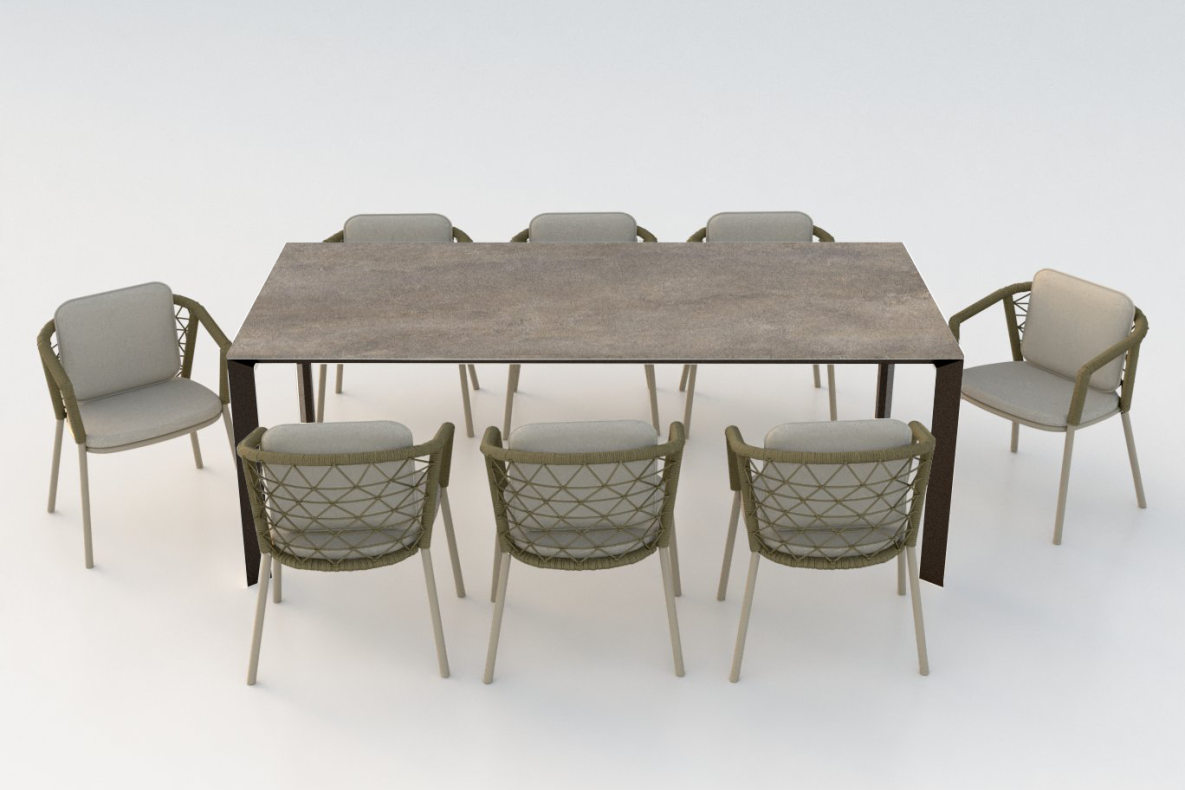 Mesa Prisma – Rectangular 2.1 x 1 m – TOIN